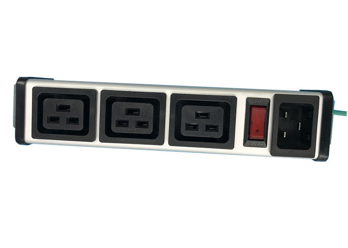 Aluminum Shell 3 Way PDU Power Distribution Unit With Switch Controlled ...