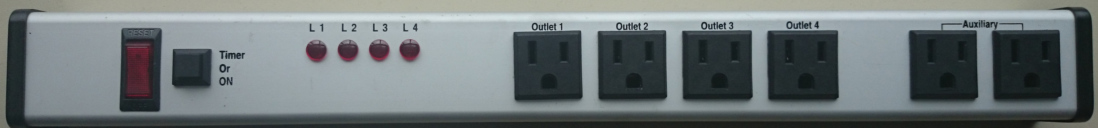 Electrical Timer Power Outlet With Indicator Lights For Constant Charging