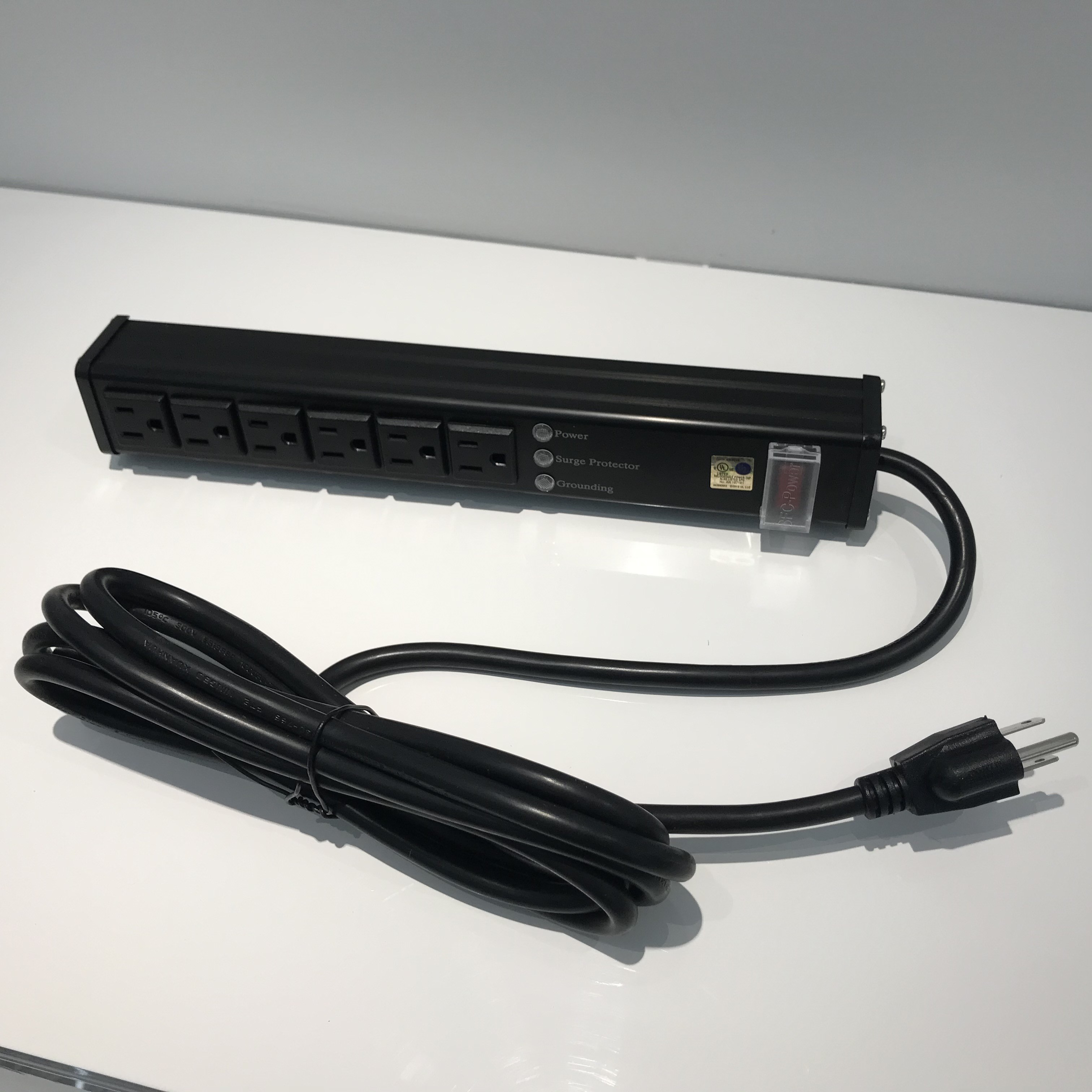 Lightning Proof 28 " Surge Protector Power Strip 6 Outlets