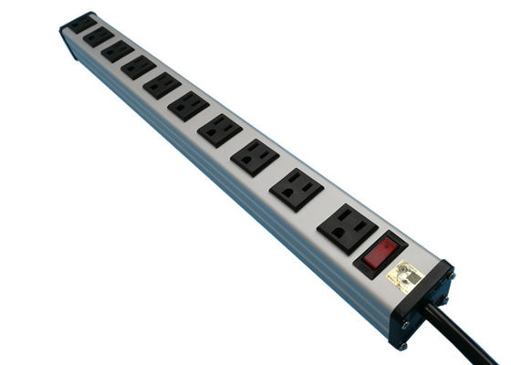 10 Way Outlets Multi Outlet Power Strip with Surge Protector / Circuit ...