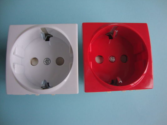 Multi Color Germany European Wall Plug , European Electrical Outlet ...
