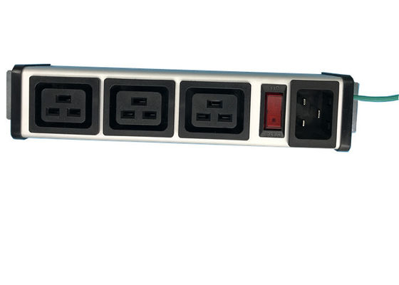 Aluminum Shell 3 Way PDU Power Distribution Unit With Switch Controlled ...