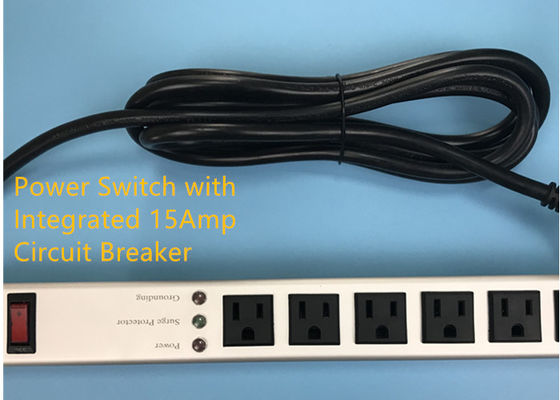 16 Outlet Anti Thunder Relocatable Power Taps With Cord For Computer ...